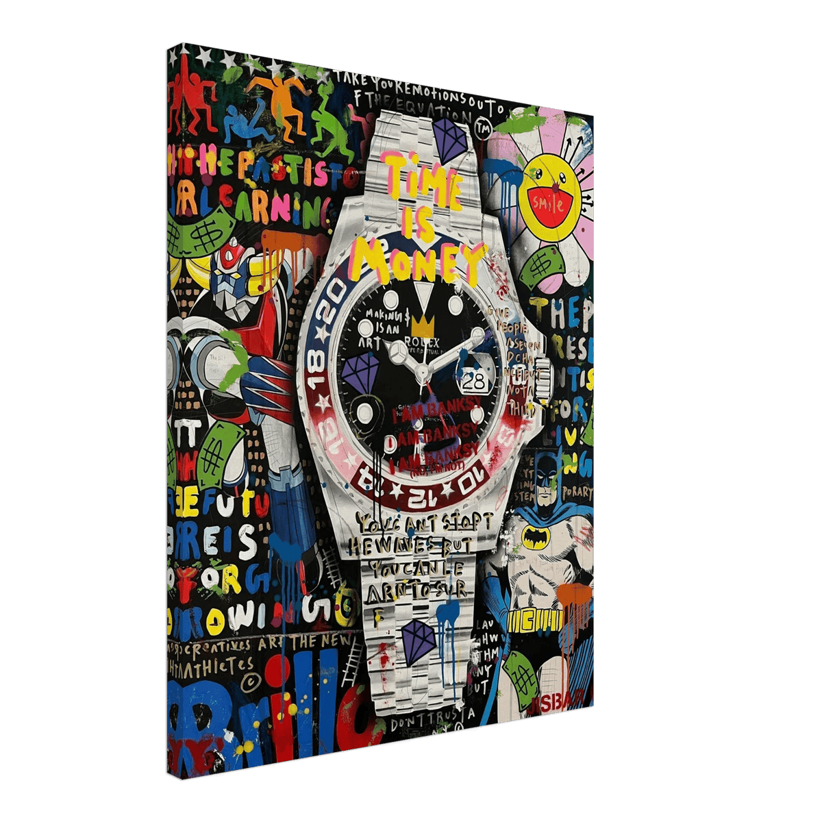 Rolex Pepsi Pop Art Canvas – Hyped Art