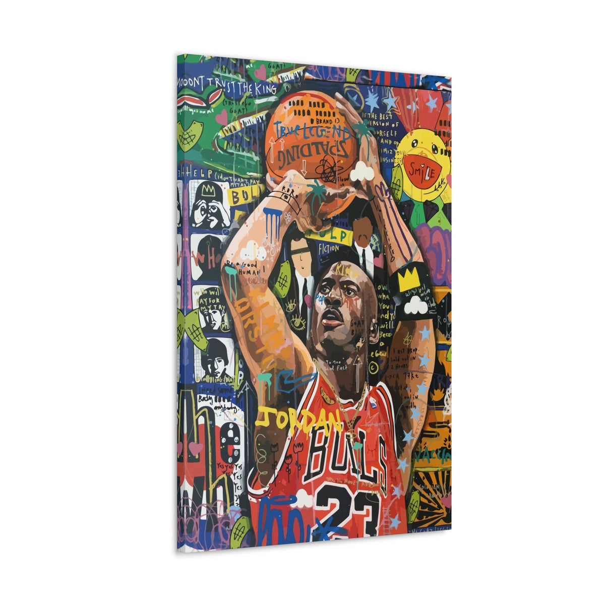 Michael Jordan "Graffiti" Canvas – Hyped Art